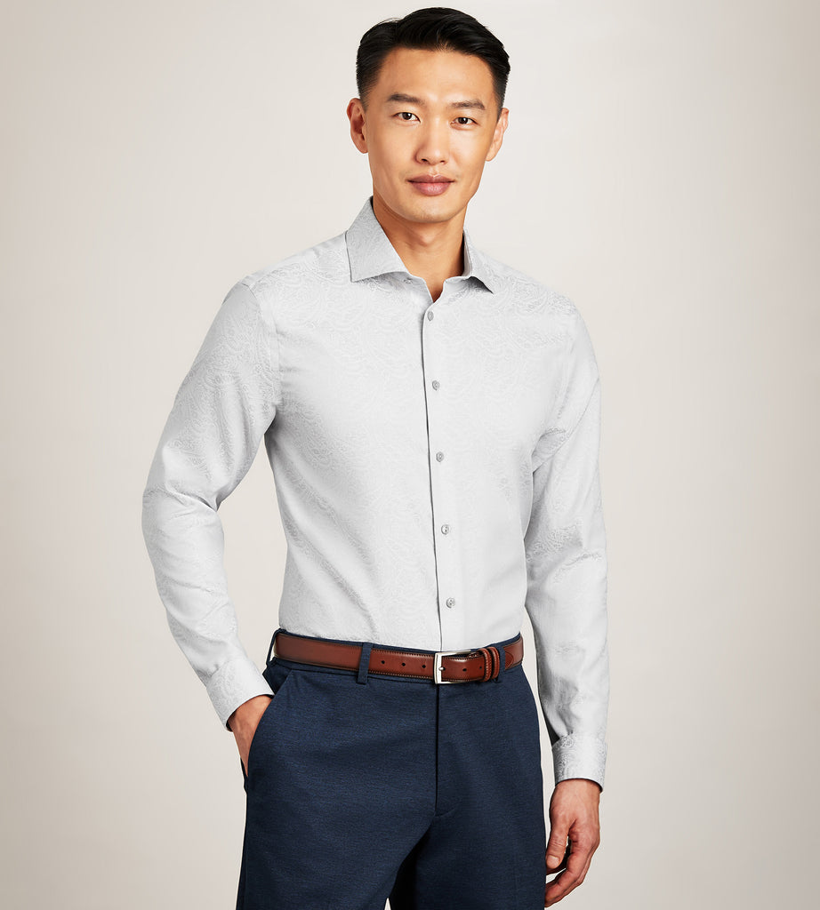Modern Fit Ultra-Luxe Pasiley Dress Shirt | Grafton 1853 | Tip Top Tailors | Shop online and in ...
