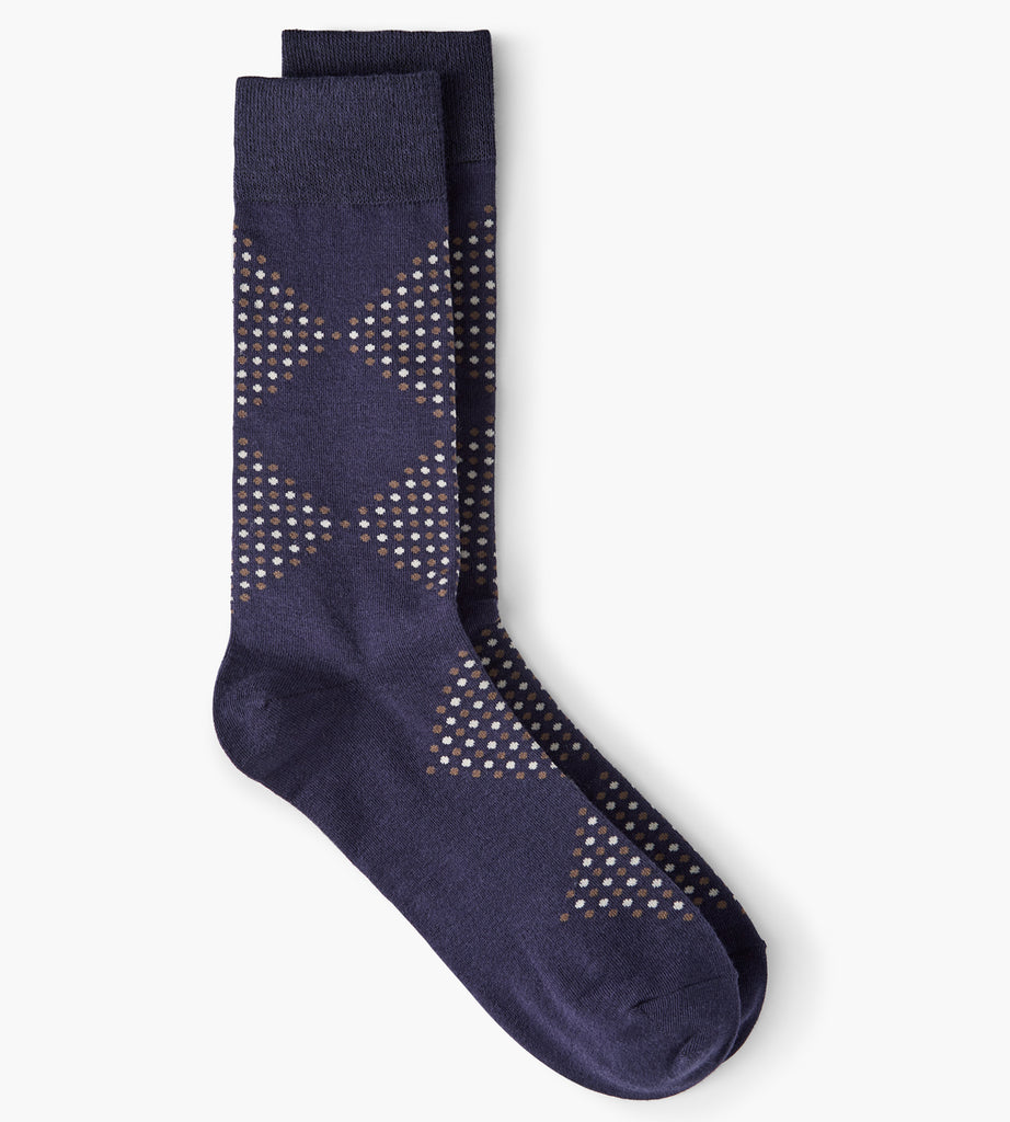 Argyle Dot Socks – Tip Top
