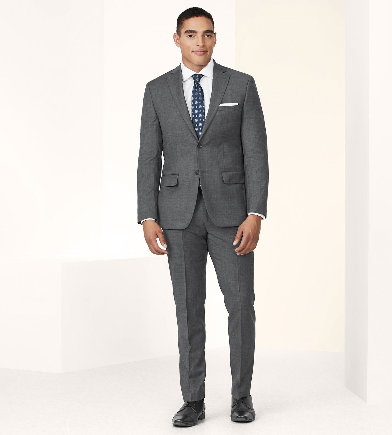 Modern Fit Wool Suit – Tip Top