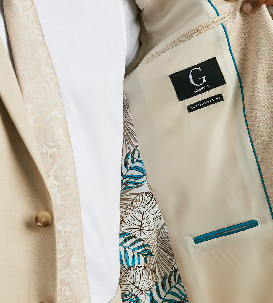 Modern Fit Wheat Solid Suit – Tip Top