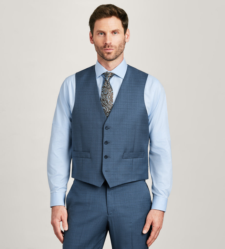Modern Fit Wool Suit Vest | DKNY | Tip Top Tailors | Shop online and in ...
