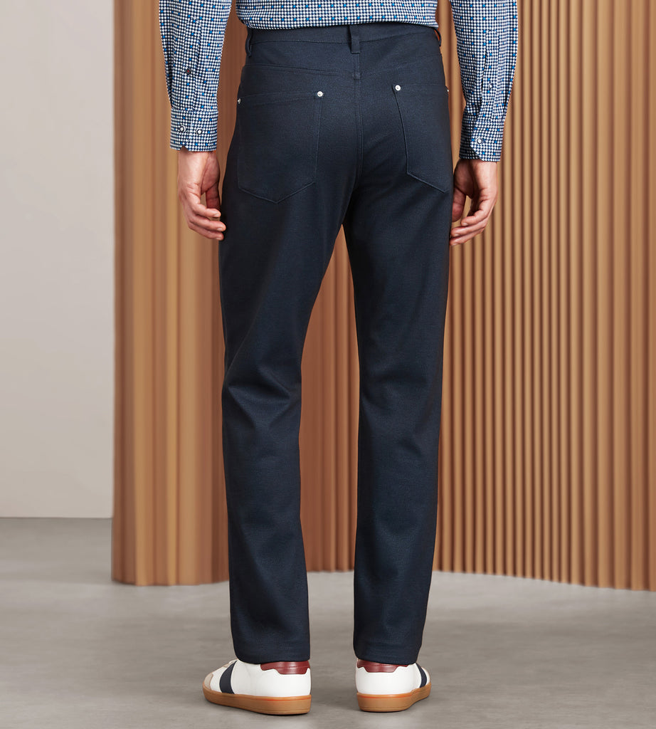 Modern Fit Five-Pocket 360 Stretch Knit Casual Pants | Hechter Paris ...